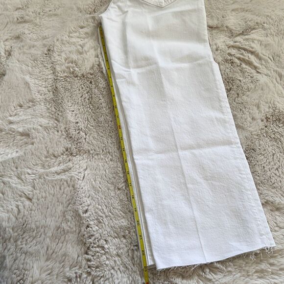 J. Crew | Pants & Jumpsuits | J Crew Slim Wideleg Jean In White Wash Size 23p | Poshmark